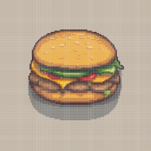Cheeseburger | Mini Diamond Painting – Fallon Gems