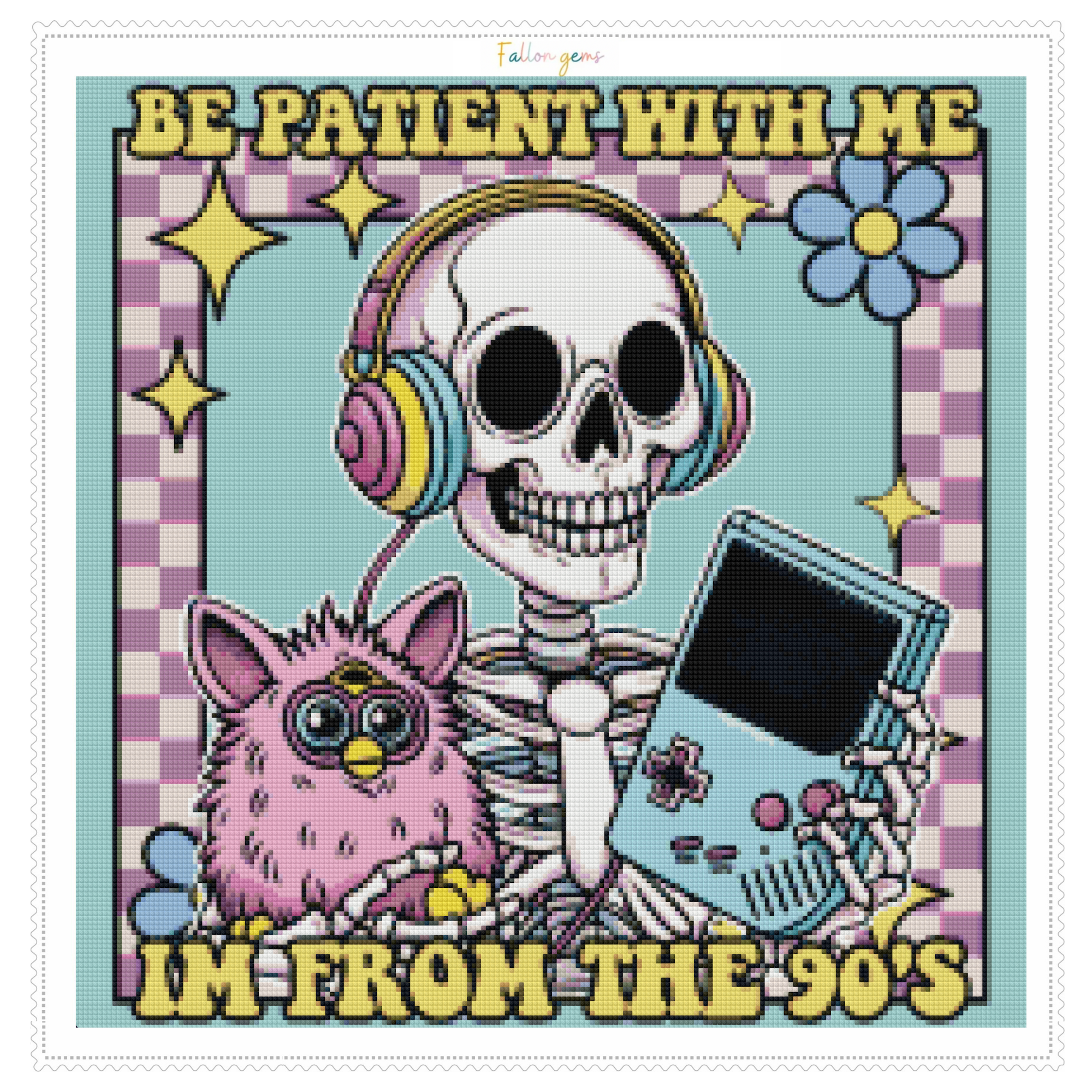 I'm From The 90s | Unwell Diamond Painting – Fallon Gems